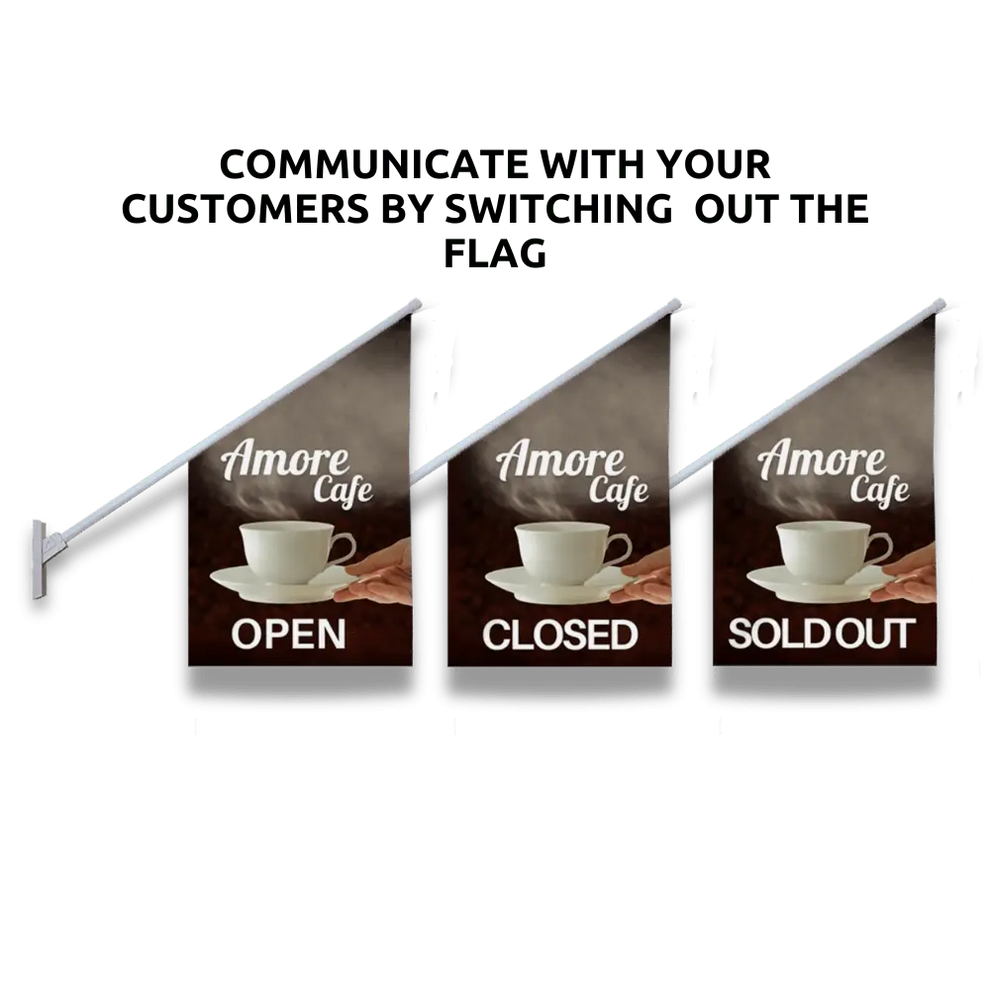 Custom End Sign Flag | POS Flag | Wall Flag | C4 Print
